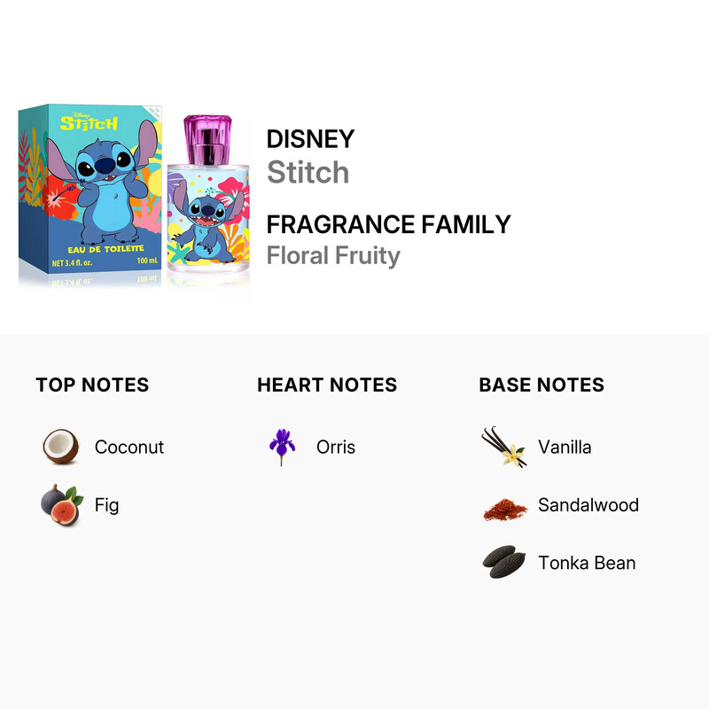 Disney Unisex Stitch EDT Spray 3.4 oz Kids Fragrances 663350094138 ...
