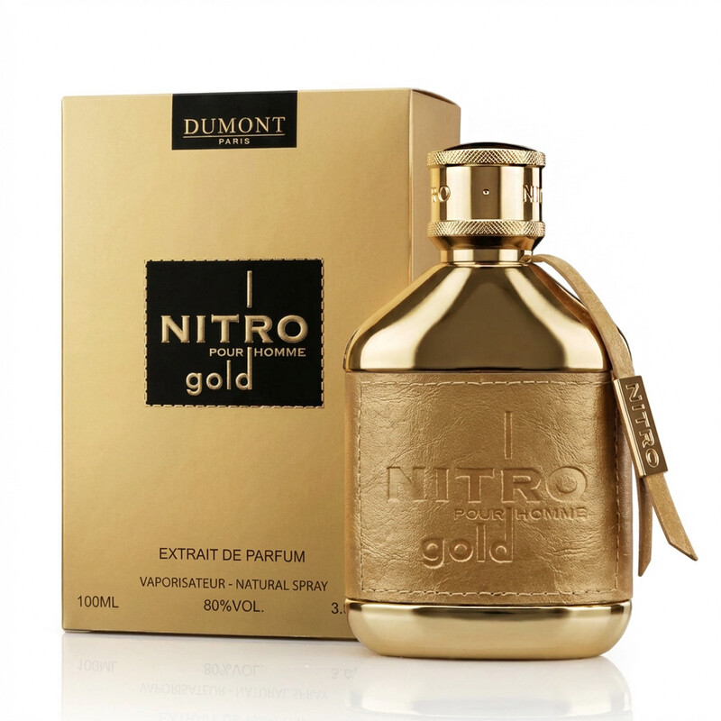 Dumont Unisex Nitro Gold Extrait de Parfum Spray 3.4 oz Fragrances ...