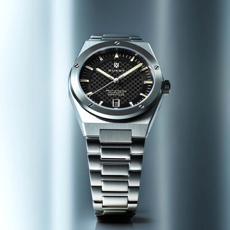 Duxot Bastia Automatic Black Dial Men's Watch DX-2068-33 194595074000 ...
