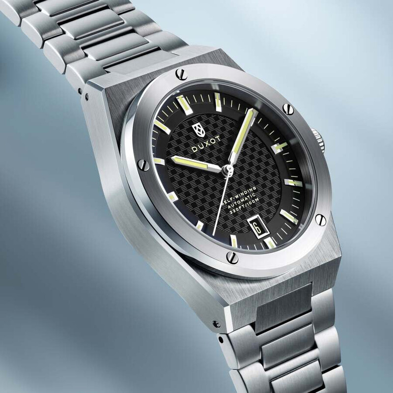 Duxot Bastia Automatic Black Dial Men's Watch DX-2068-33 194595074000 ...