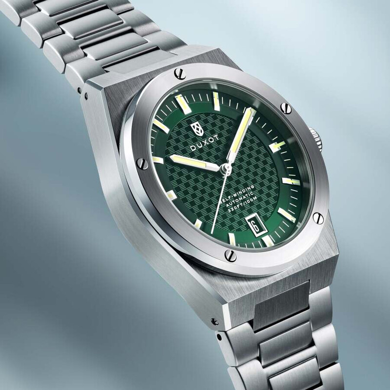 Duxot Bastia Automatic Green Dial Men's Watch DX-2068-55 194595074024 ...