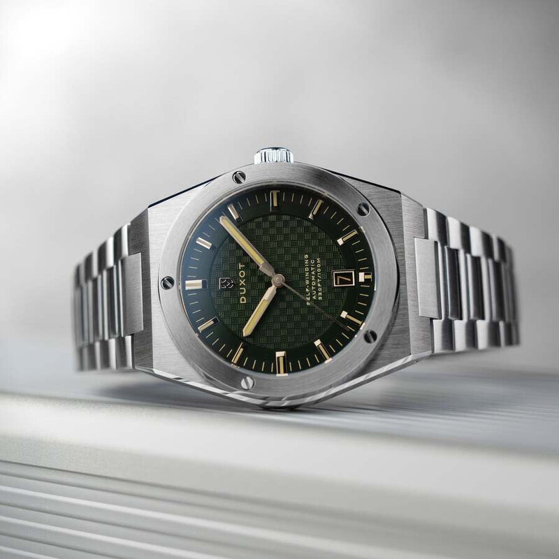 Duxot Bastia Automatic Green Dial Men's Watch DX-2068-55 194595074024 ...