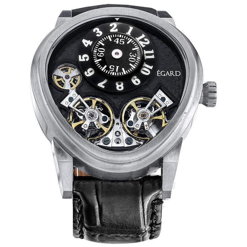 Egard Quantus V3 Automatic Black Dial Men's Watch WCH-5072-G-STL ...