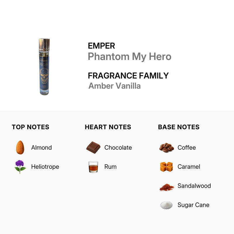 Emper Men's Phantom My Hero EDP Spray 0.67 oz Fragrances 6294021904919 ...