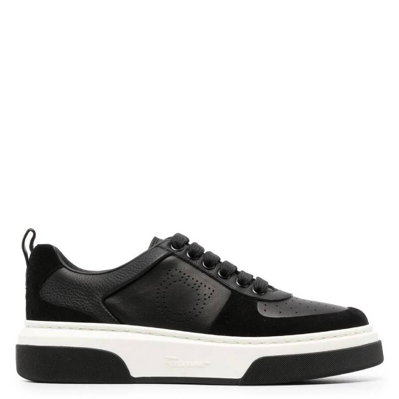 Ferragamo Cassina Low-Top Gancini Sneakers, Size 10 030346 758338 ...