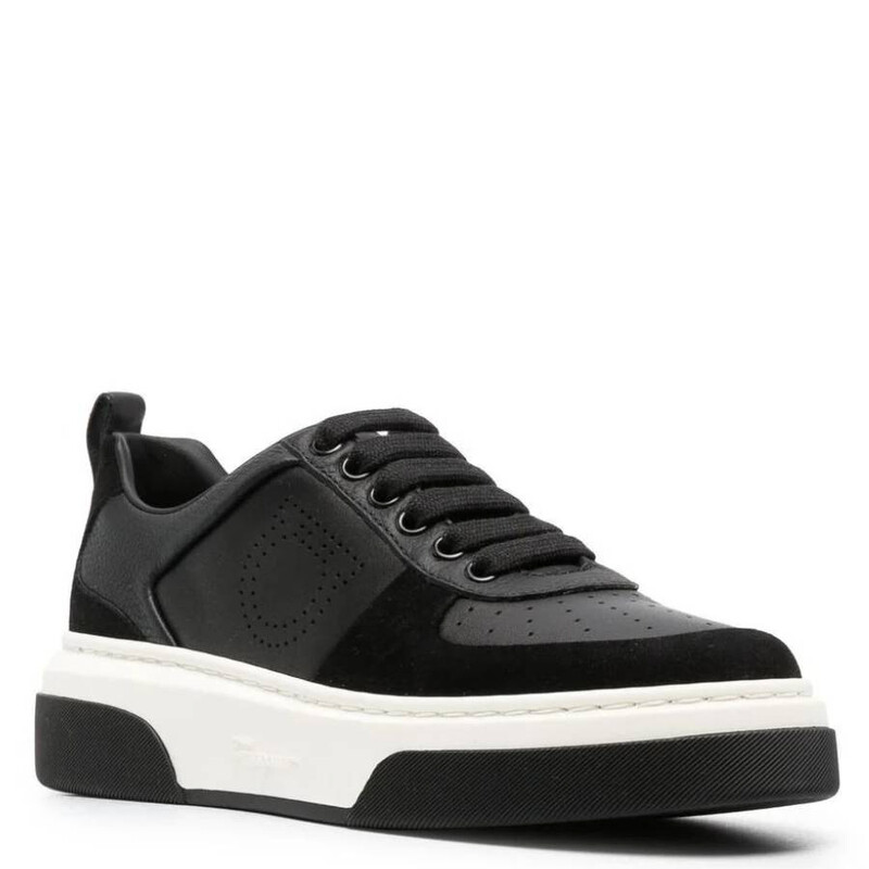 Ferragamo Cassina Low-Top Gancini Sneakers, Size 10 030346 758338 ...