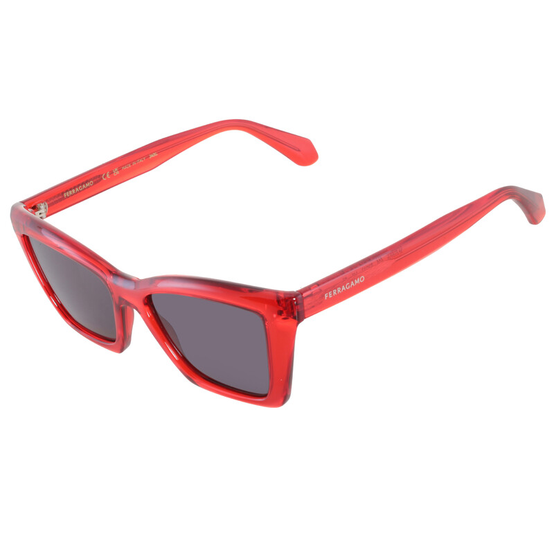 Ferragamo Grey Cat Eye Ladies Sunglasses SF2039SE 616 53 886895658522 ...