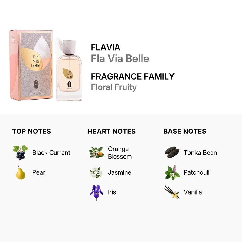 Flavia Ladies Fla Via Belle EDP Spray 3.4 oz Fragrances 6294015150766 ...