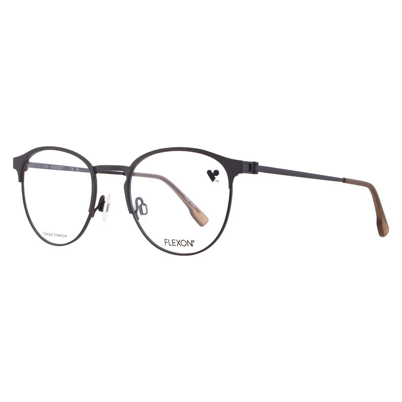 Flexon Demo Round Men's Eyeglasses FLEXON E1089 033 51 886895424325 ...