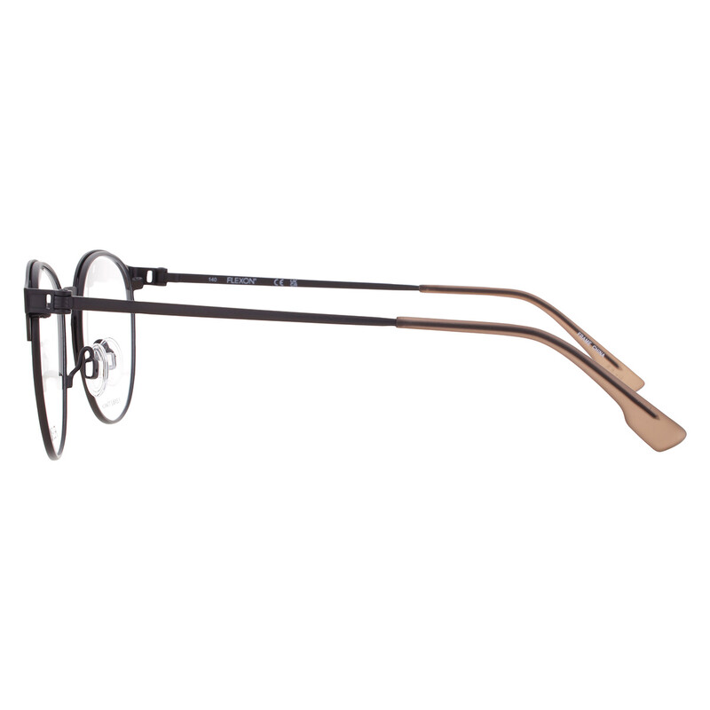 Flexon Demo Round Men's Eyeglasses FLEXON E1089 033 51 886895424325 ...