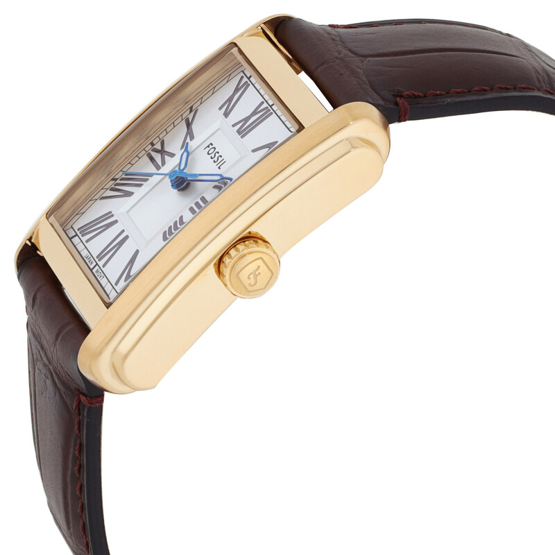 Fossil Carraway Quartz Silver Dial Watch FS6011 4064092235258 - Watches ...