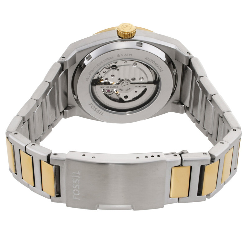 Fossil Everett Automatic Blue Dial Men's Watch ME3275 807320017387 ...
