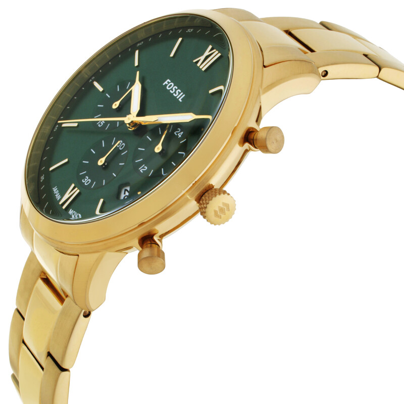 Fossil Neutra Chronograph Quartz Green Dial Men's Watch FS6164 ...