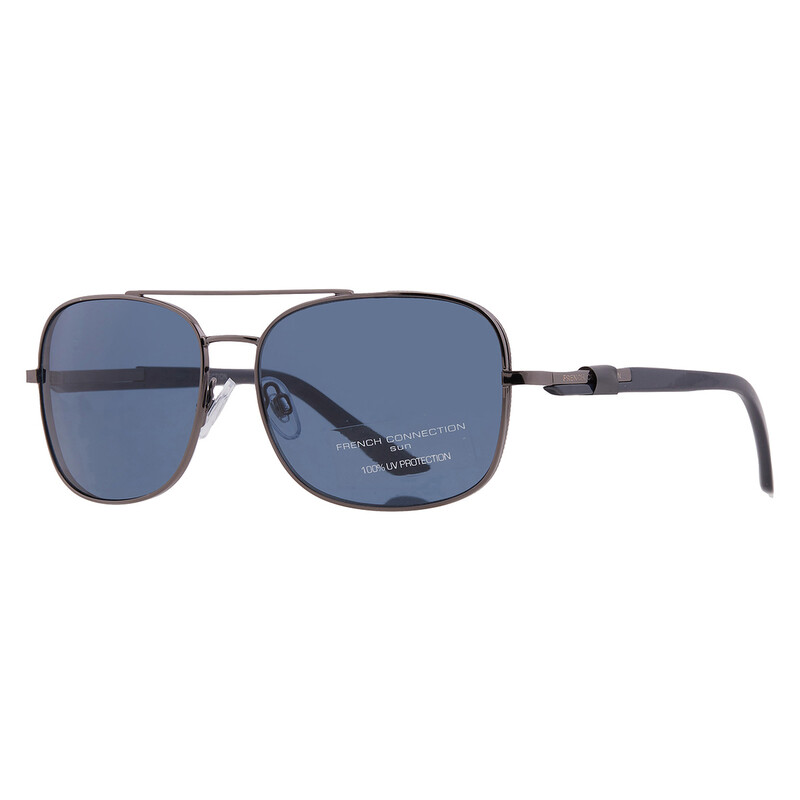 French Connection 26FCU706 Blue Pilot Men's Sunglasses 10247991.LTS ...