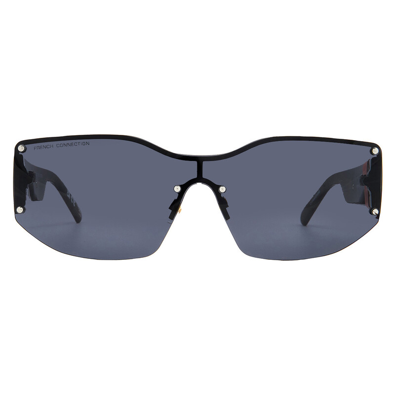 French Connection FC 25 77 BLK Smoke Geometric Ladies Sunglasses ...