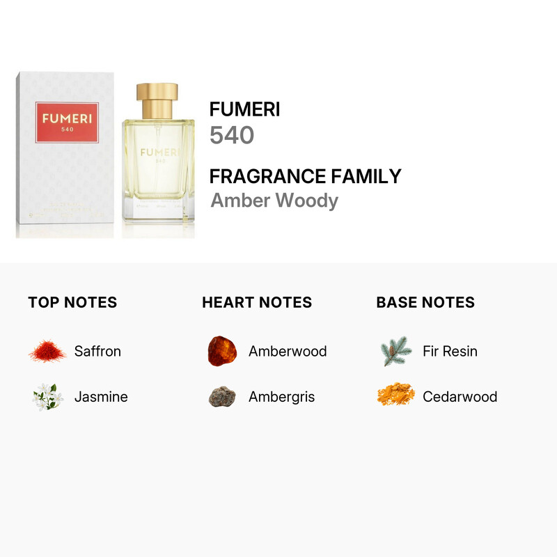 Fumeri Unisex 540 EDP Spray 3.3 oz Fragrances 6297001612064 ...