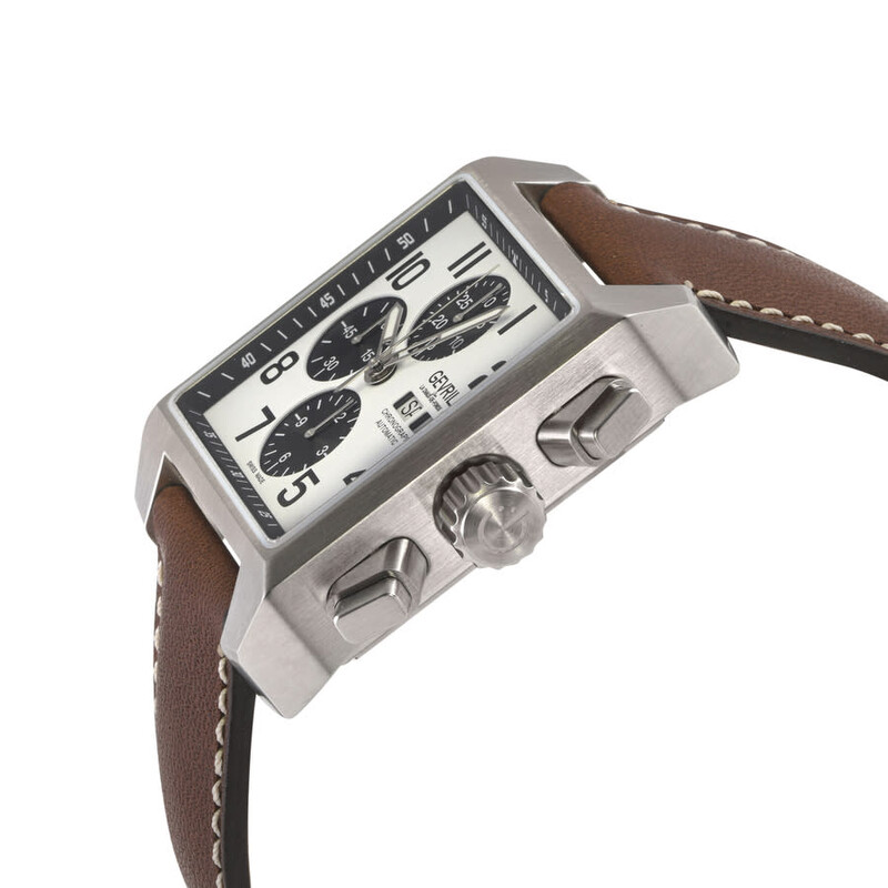 Gevril Herald Square White Dial Men's Watch 44703 840840148537 ...