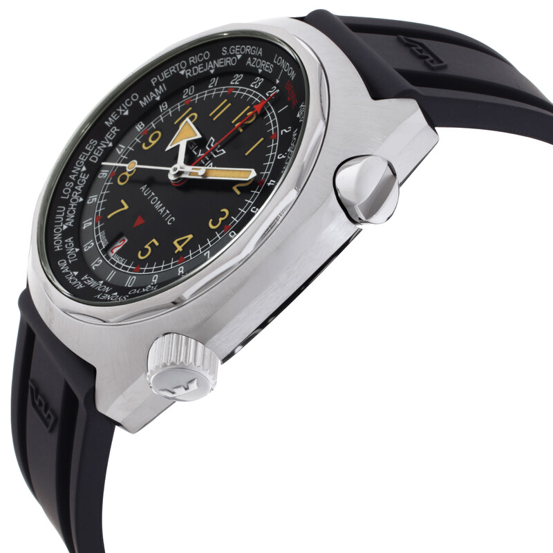 Glycine Airman SST GMT Automatic Black Dial Men's Watch GL0312 ...