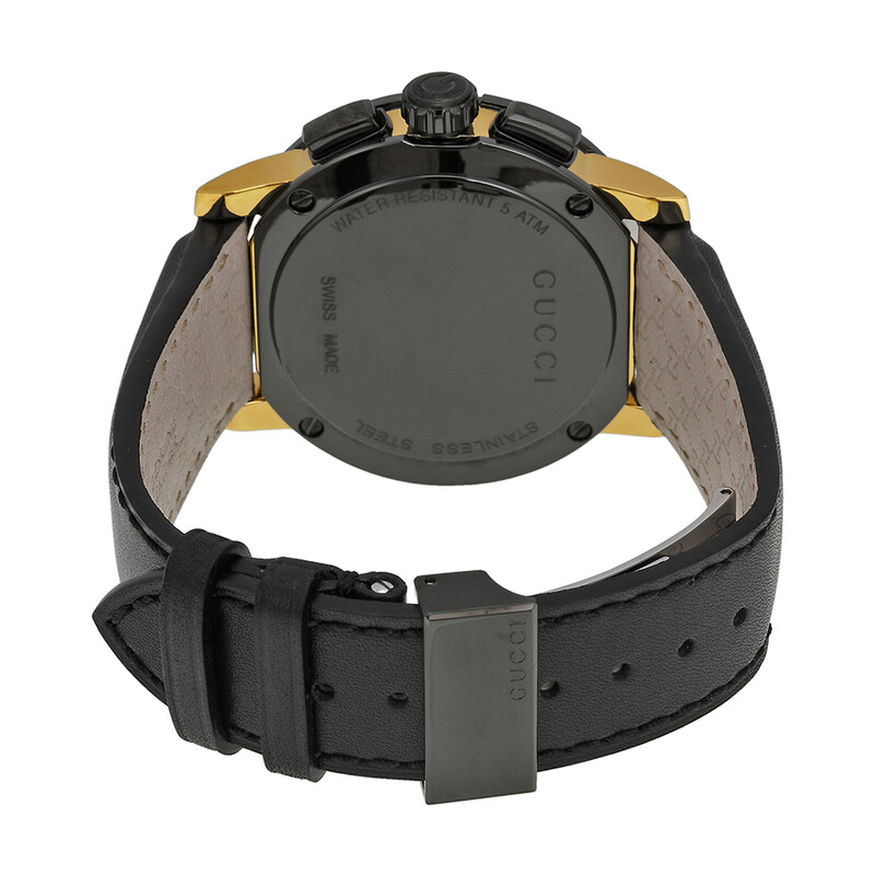 Gucci G-Chrono Chronograph Black Dial Men's Watch YA101203 731903353909 ...