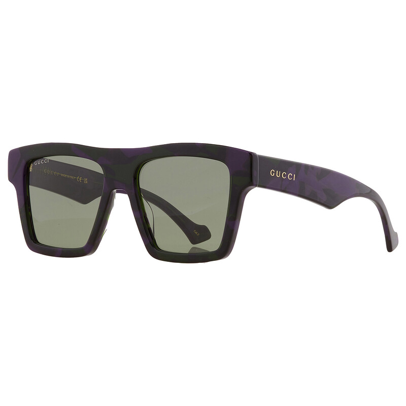 Gucci Green Square Men's Sunglasses GG0962S 014 55 889652438849 ...