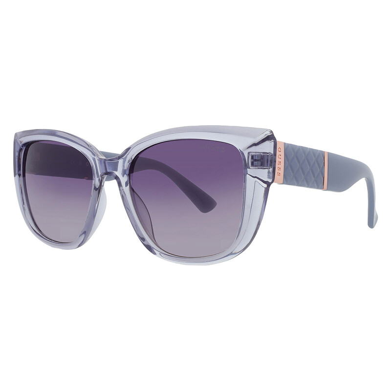 Guess Factory Blue Gradient Cat Eye Ladies Sunglasses GO00051 84W 56 ...