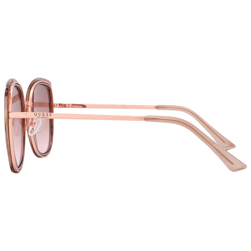 Guess Factory Gradient Brown Cat Eye Ladies Sunglasses GF0381 46F 56 ...