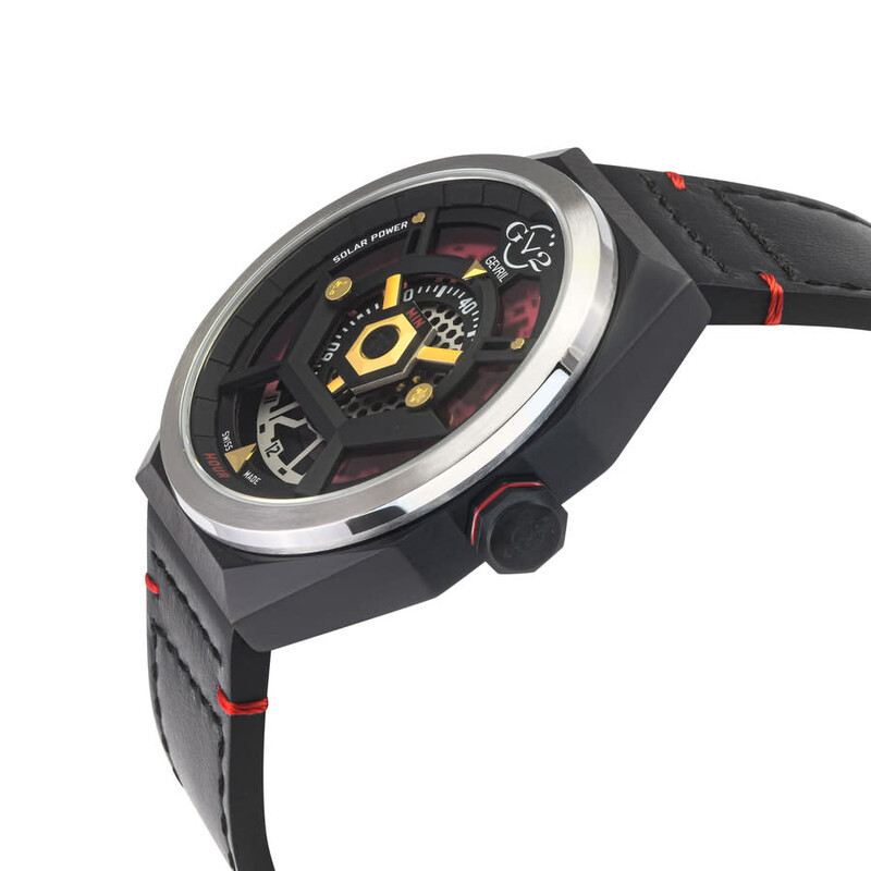 Gv2 By Gevril Stella Solare Red Dial Men's Watch 43801 840840147806 ...