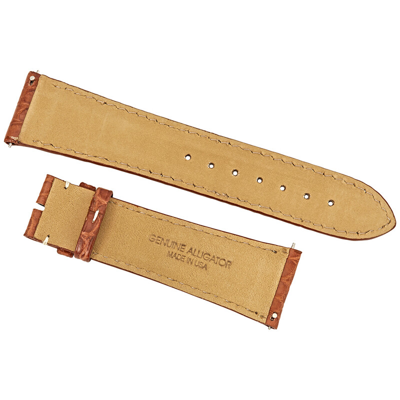 Hadley Roma 24 MM Matte Tan Alligator Leather Strap 24ABR51C ...