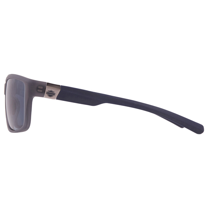 Harley Davidson Blue Mirror Rectangular Men's Sunglasses HD00023 20X 62 ...