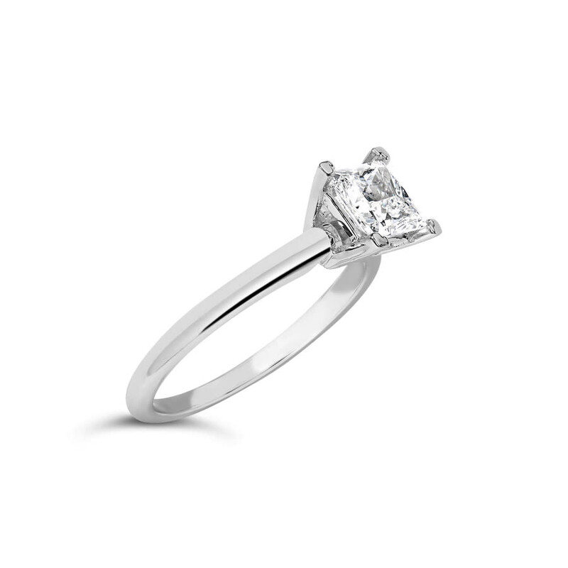 Haus Of Brilliance 14K White Gold 1.0 Cttw Princess Lab-Grown Diamond ...