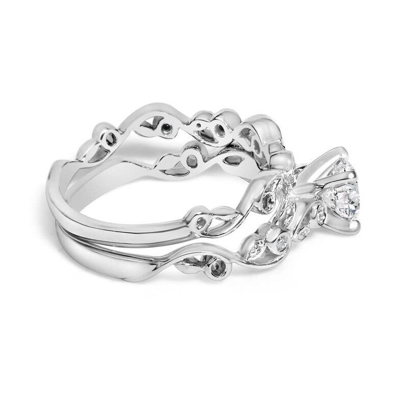 Haus Of Brilliance 14K White Gold Lab Grown Diamond 1.0 Cttw Vintage ...