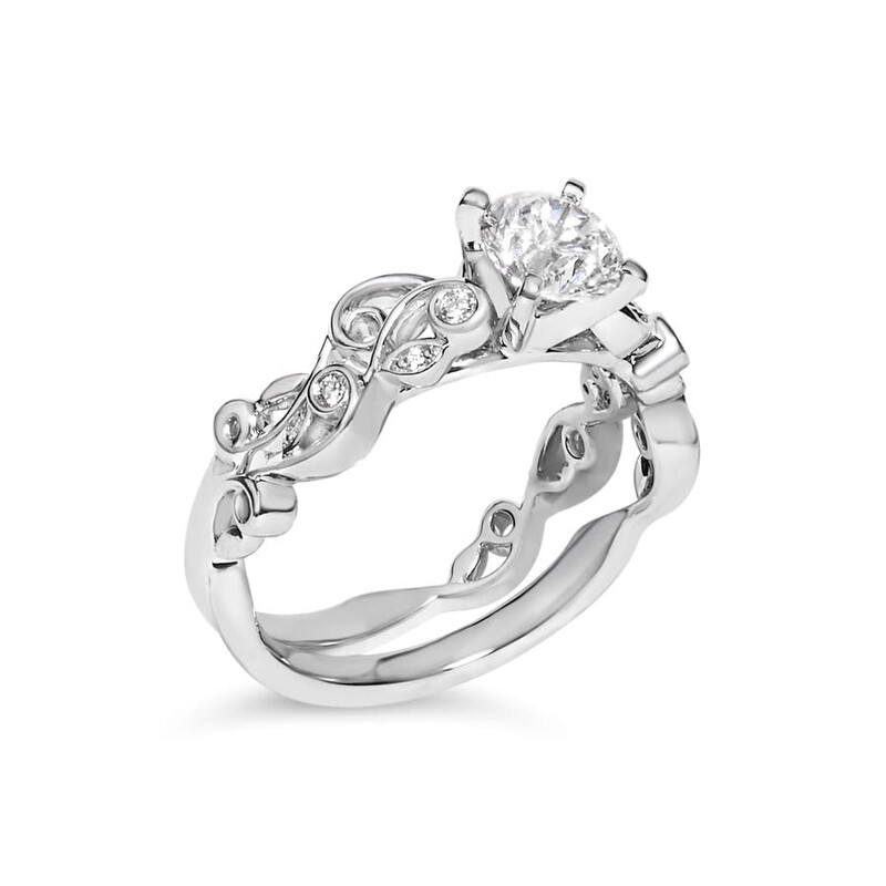 Haus Of Brilliance 14K White Gold Lab Grown Diamond 1.0 Cttw Vintage ...