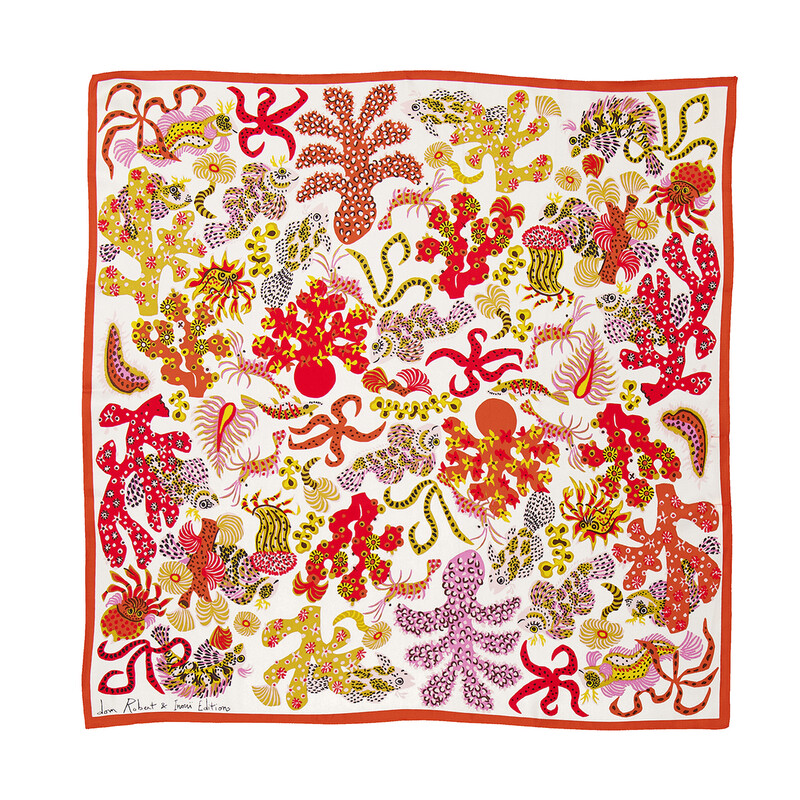 Inoui Editions Jardin de Sirenes Square 65 CA19JA00-WHITE/BLANC ...
