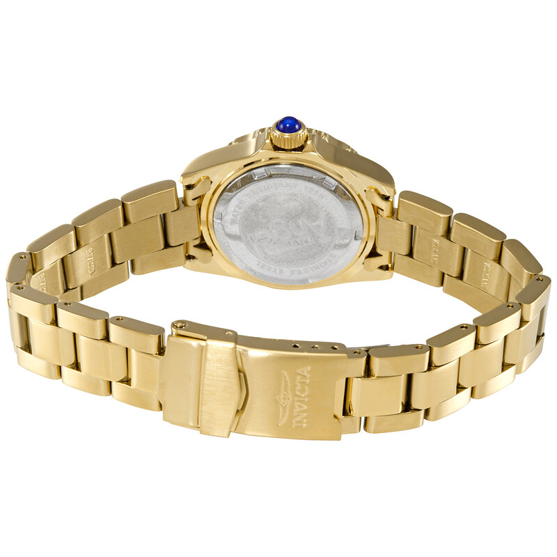Invicta Angel Quartz Champage Crystal-set Dial Ladies Watch 28441 ...