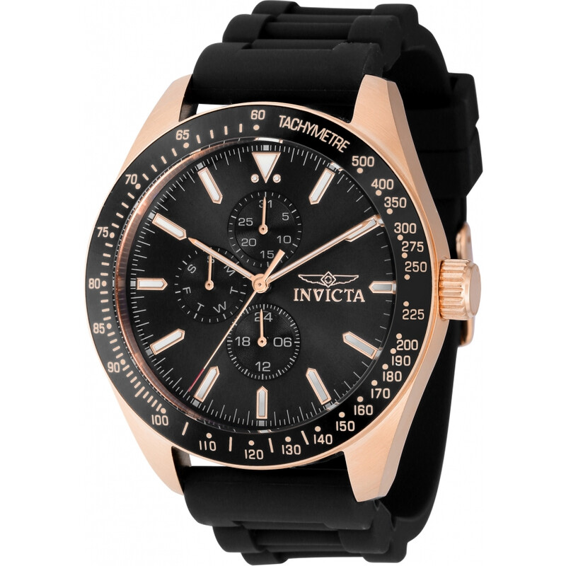 Invicta Aviator Quartz Black Dial Men's Watch 38407 886678522101 ...