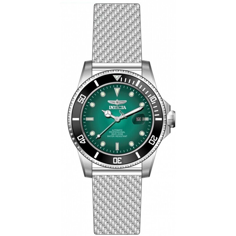 Invicta Pro Diver Automatic Green Dial Men's Watch 48630 886678651245 ...