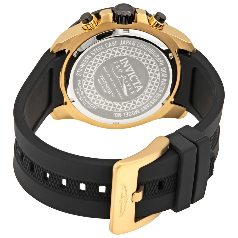 Invicta Pro Diver Chronograph Quartz Black Dial Men's Watch 27733 ...