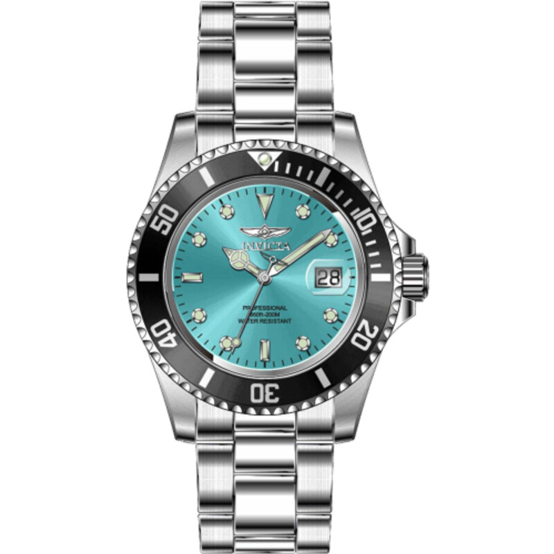 Invicta Pro Diver Date Quartz Blue Dial Men's Watch 47356 886678628421 ...