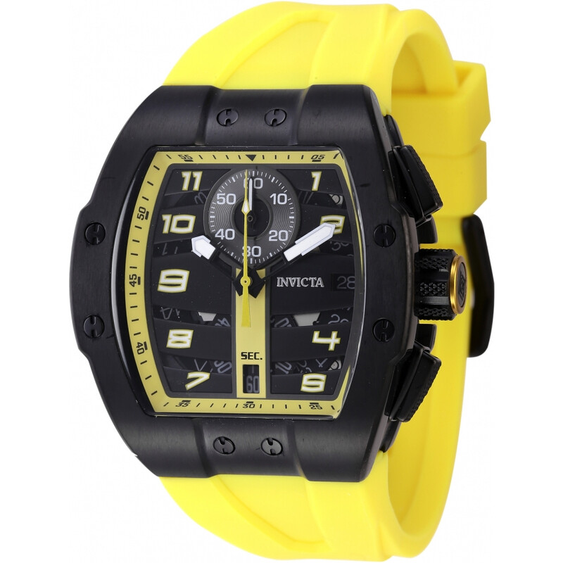 Invicta Racing Chronograph Quartz Black Dial Men's Watch 47371 ...