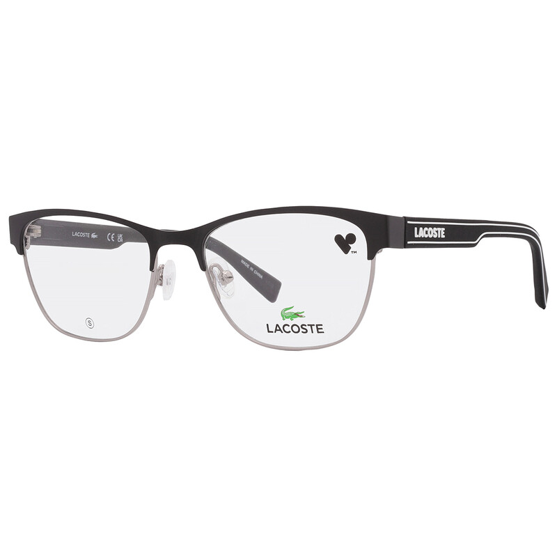 Lacoste Demo Square Kids Eyeglasses L3112 002 49 886895602952 ...
