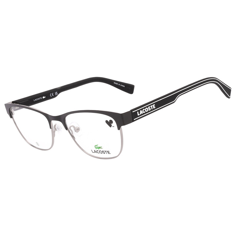 Lacoste Demo Square Kids Eyeglasses L3112 002 49 886895602952 ...