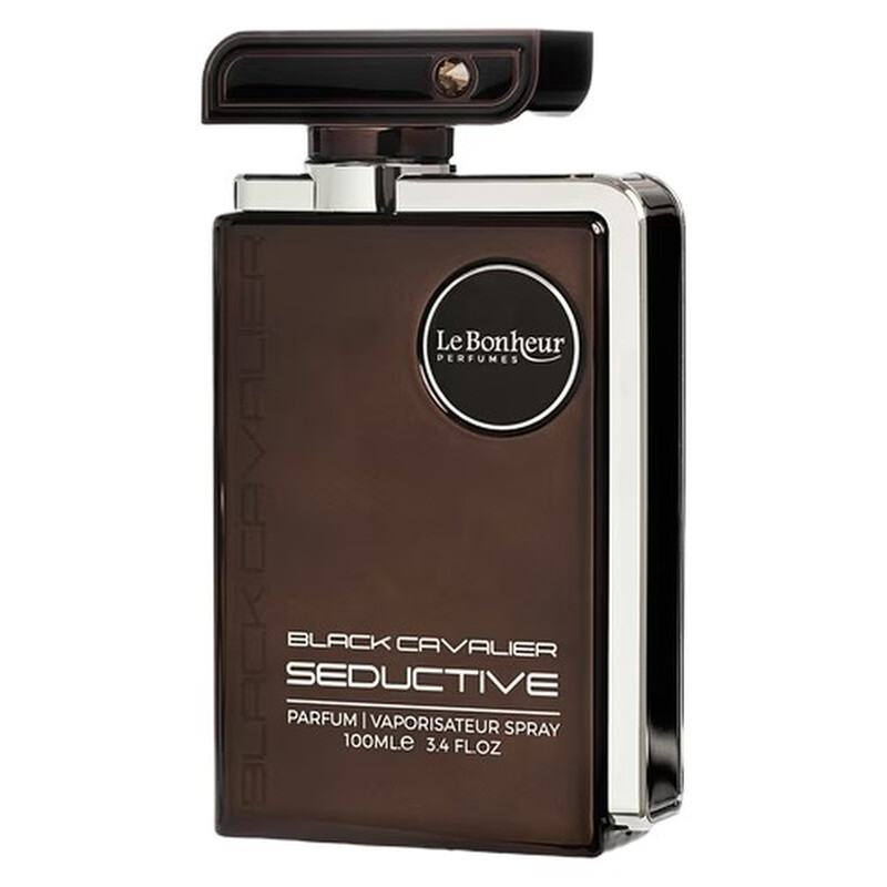 Le Bonheur Unisex Black Cavalier Seductive EDP Spray 3.4 oz Fragrances ...