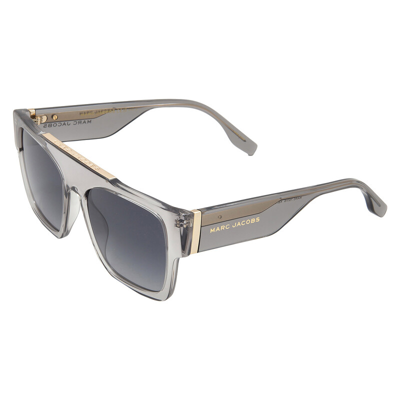 Marc Jacobs Dark Grey Shaded Browline Men's Sunglasses MARC 757/S 0KB7 ...
