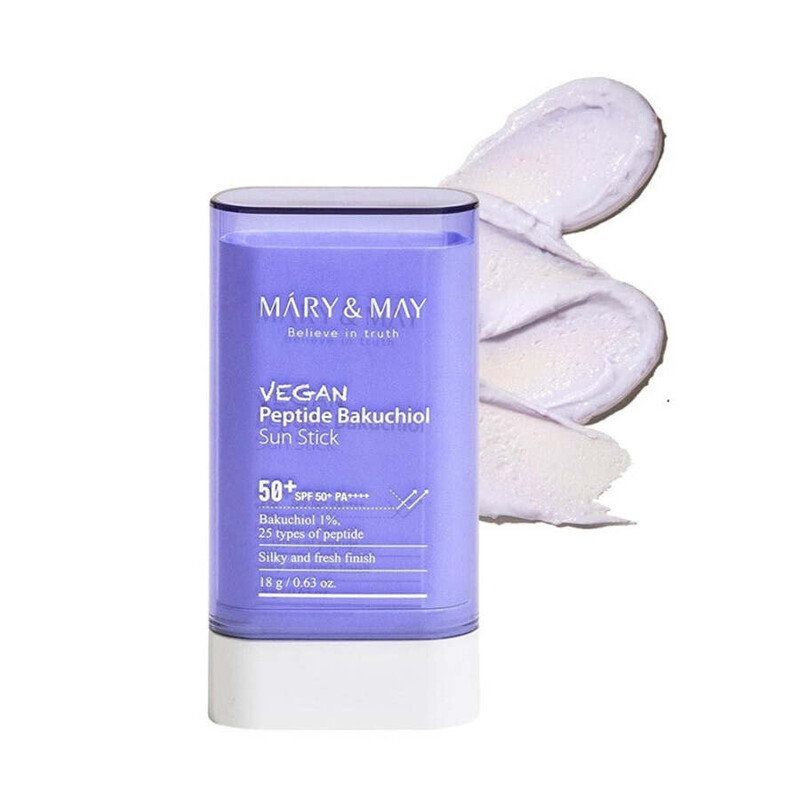 Mary&May Unisex Vegan Peptide Bakuchiol Sun Stick 0.63 oz 8809670682033 ...