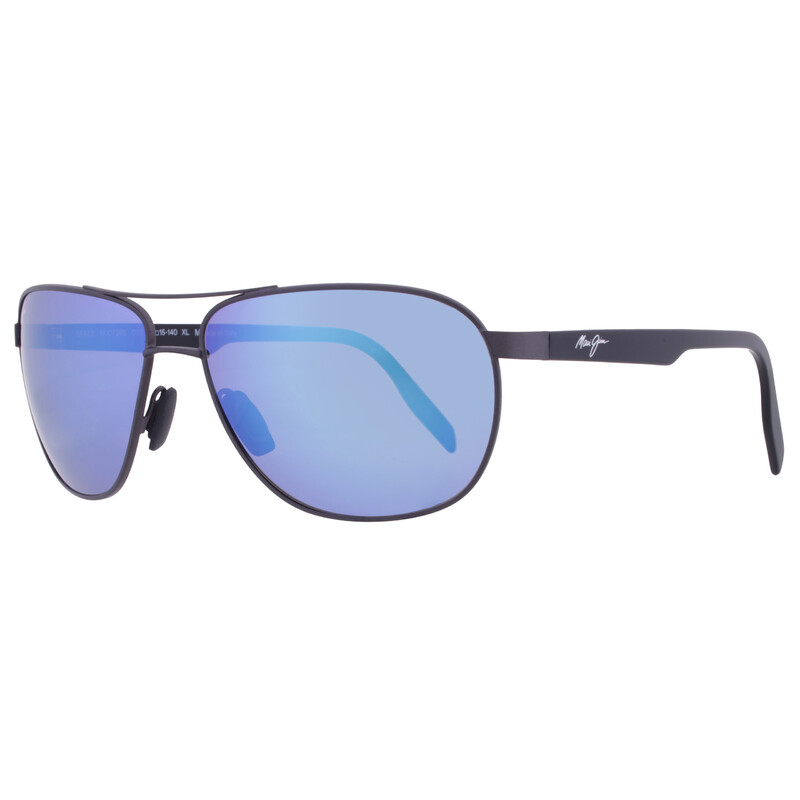 Maui Jim Castles Blue Hawaii Pilot Unisex Sunglasses B728-17 60 ...