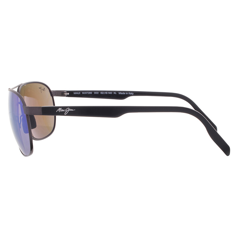 Maui Jim Castles Blue Hawaii Pilot Unisex Sunglasses B728-17 60 ...