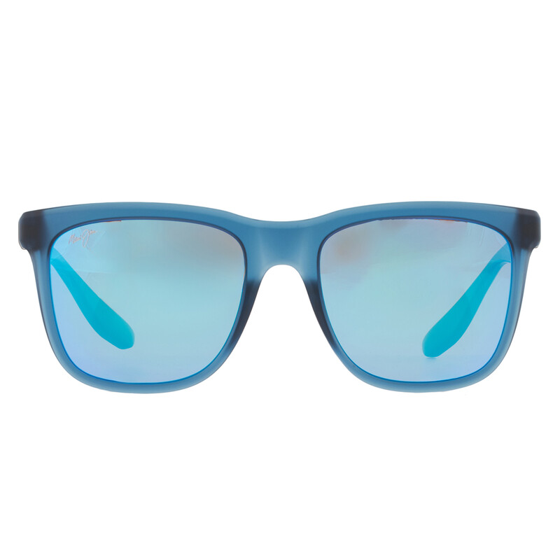 Maui Jim Pehu Blue Hawaii Square Unisex Sunglasses B602-03 55 ...