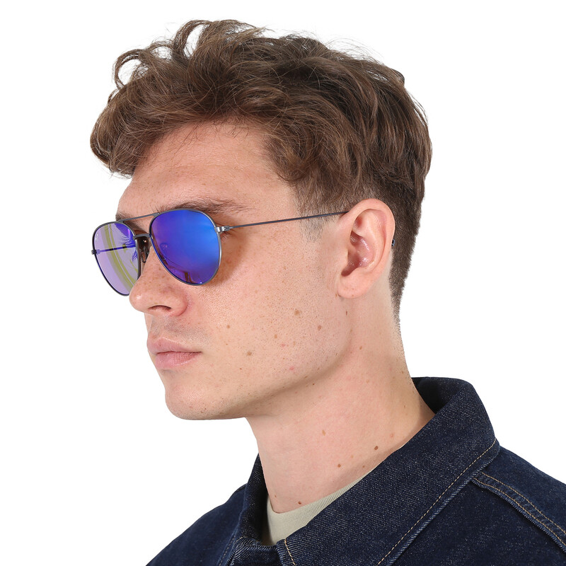 Maui Jim Walaka Blue Hawaii Pilot Unisex Sunglasses B885-03 57 ...