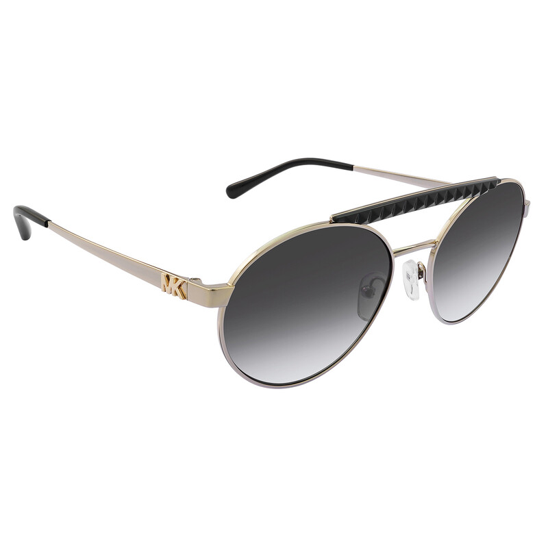 Michael Kors Milos Dark Grey Gradient Pilot Unisex Sunglasses MK1083 ...