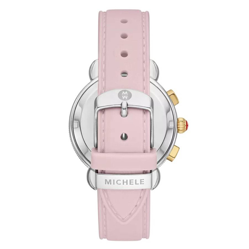 Michele Sport Sail Chronograph Quartz White Dial Ladies Watch ...